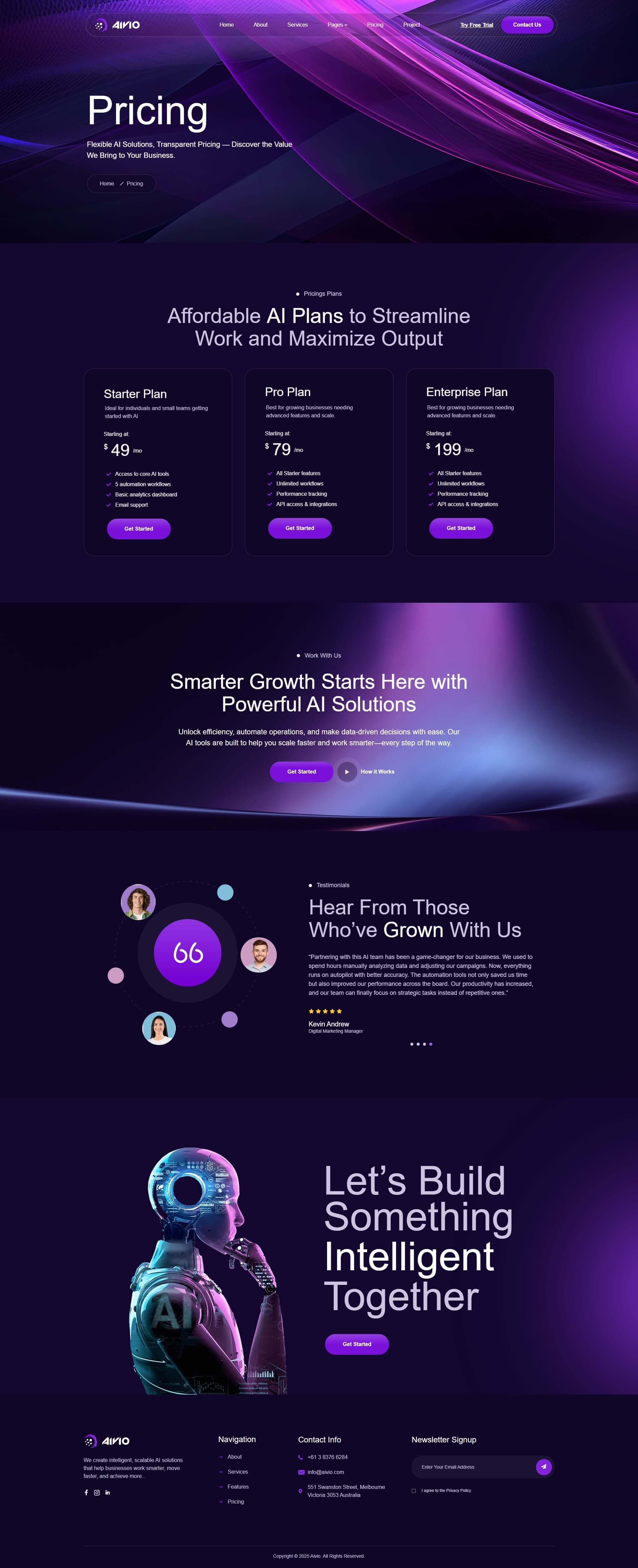 Aivio - Artificial Intelligence Elementor Template Kit by designingmedia
